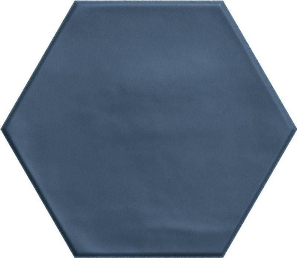 Geometry Hex Navy Blue Matte | The Stones & More Group